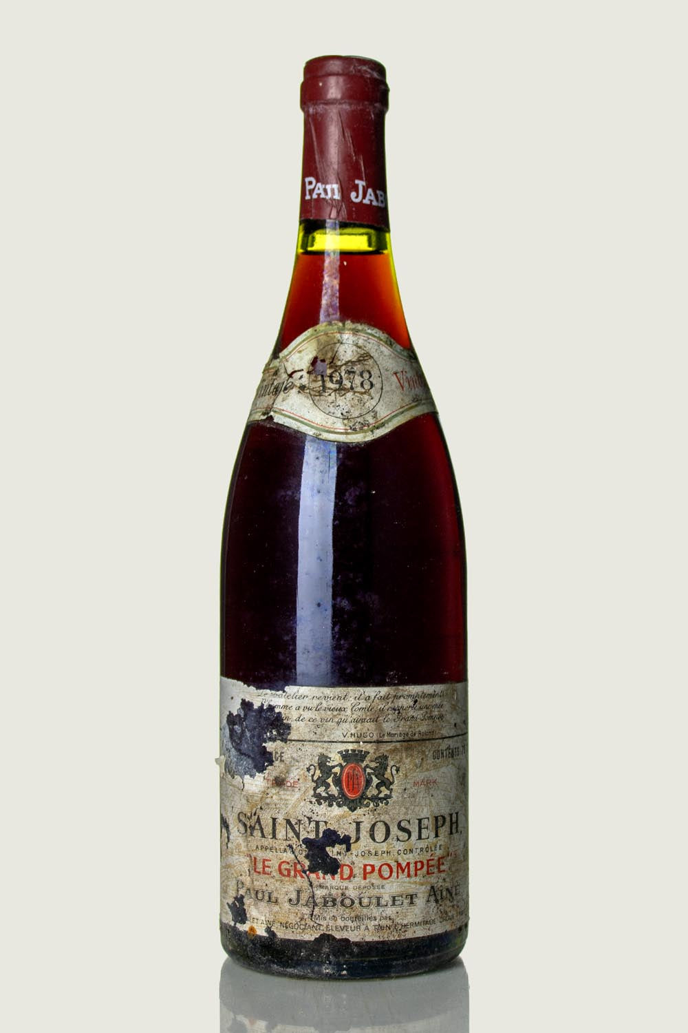 Paul Jaboulet Aîné Saint-Joseph 'Le Grande Pompée' 1978 – Shrine to the ...