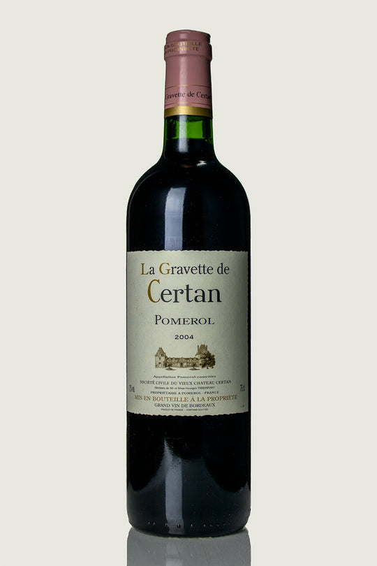 Vieux Château Certan Pomerol 'La Gravette de Certan' 2004 – Shrine to the Vine